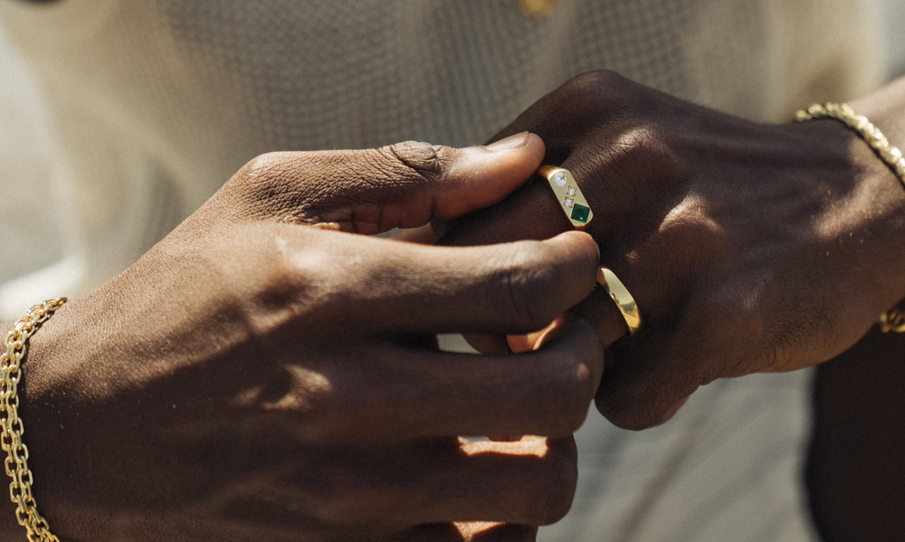 The Best Way to Style a Men's Signet Ring