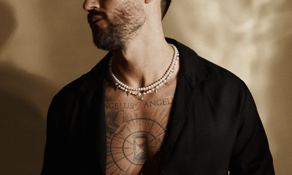 How to Style a Men s Pearl Necklace