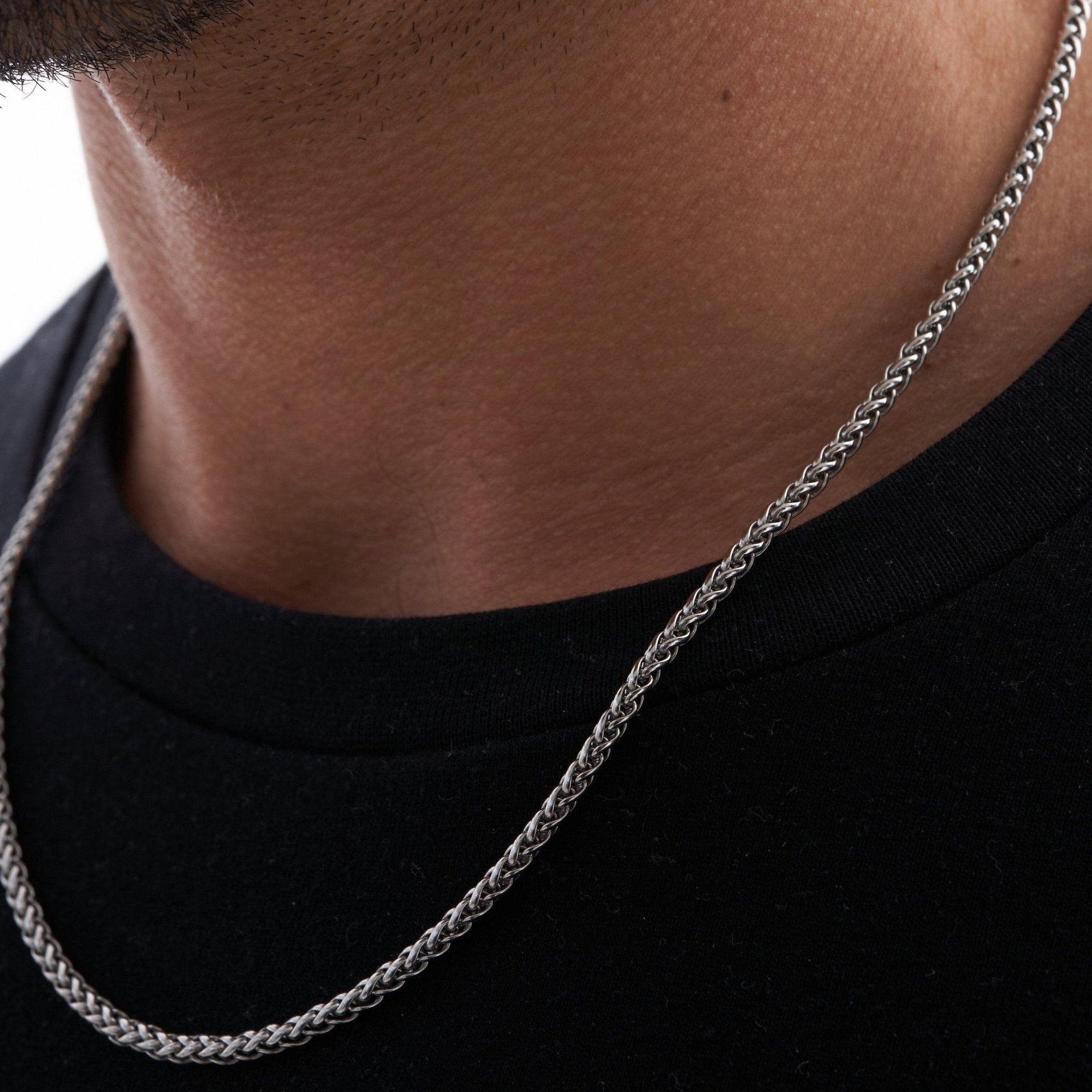 Silver Wheat Chain (3mm) | CRAFTD UK